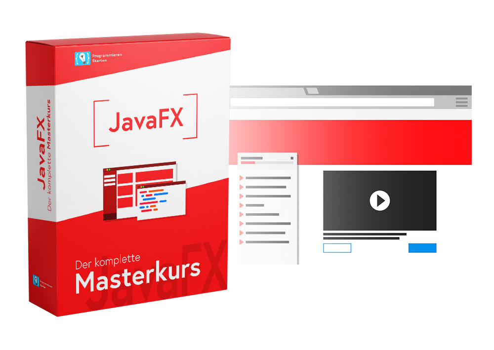 JavaFX GUI Komplettkurs - über 12 Stunden Videomaterial