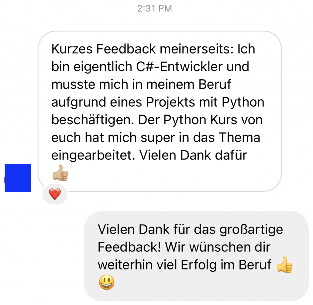 Python Kurs für Einsteiger - Schritt für Schritt lernen - über 15h Video