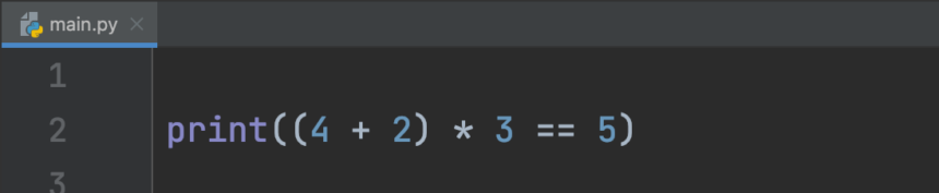 Python Vergleichsoperatoren und der Datentyp bool [mit Video]