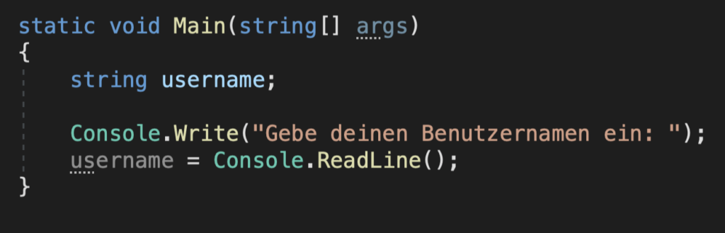 Eingaben in C# abfragen [mit Video] C# Console ReadLine