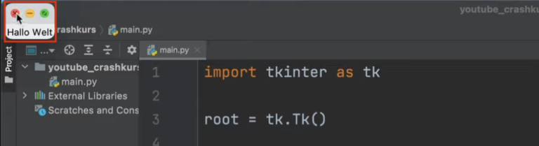 Die Tkinter Event Loop [mit Video]