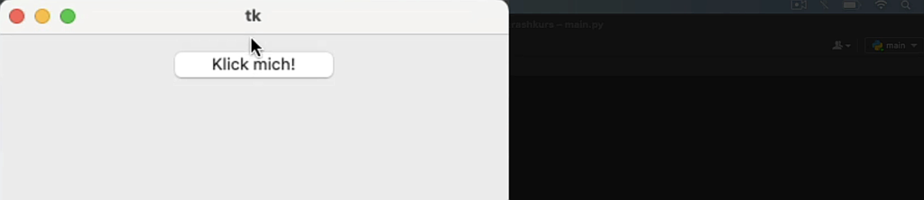 Das Tkinter Button Widget [mit Video]