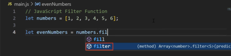 Die JavaScript filter Methode [mit Video]