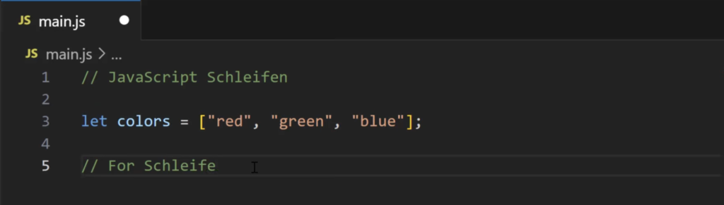 JavaScript Schleifen [mit Video]