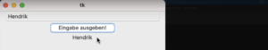Das Tkinter Entry Widget [mit Video]