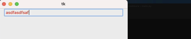 Das Tkinter Entry Widget [mit Video]